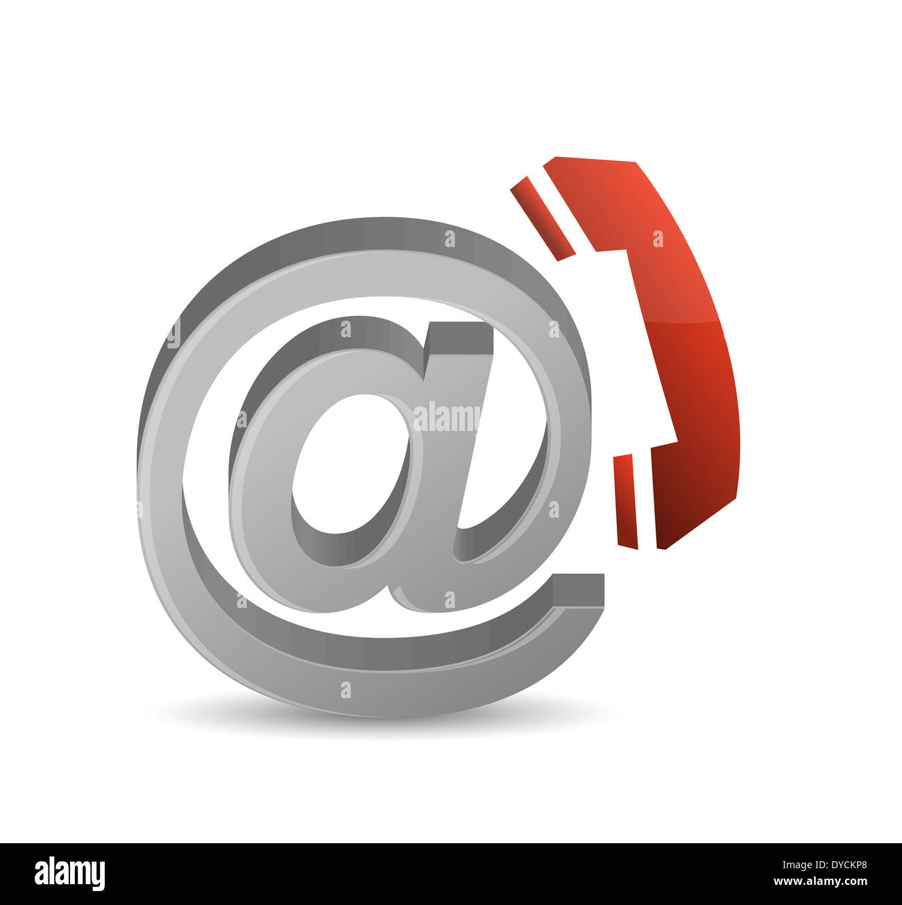 Technical support illustration design over a white background Stock ...