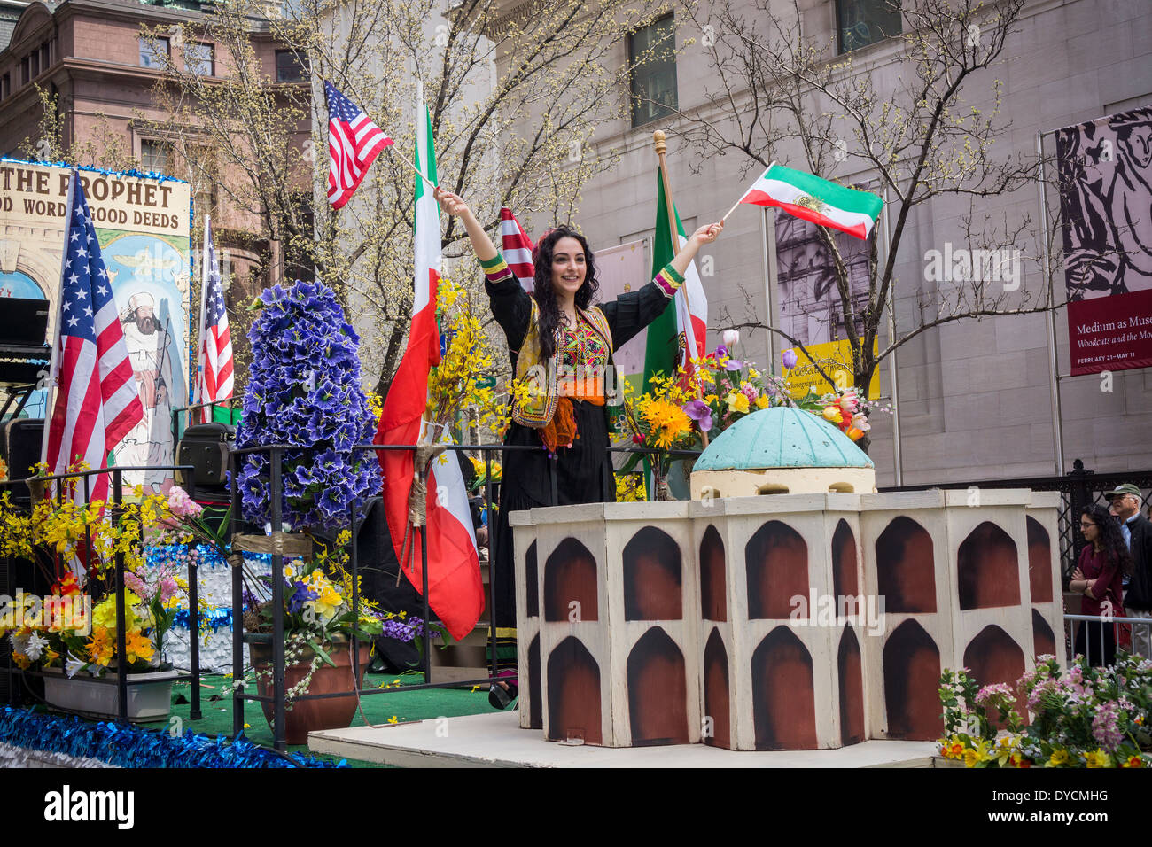 Iranian-Americans and supporters at the 11th annual Persian Parade on ...