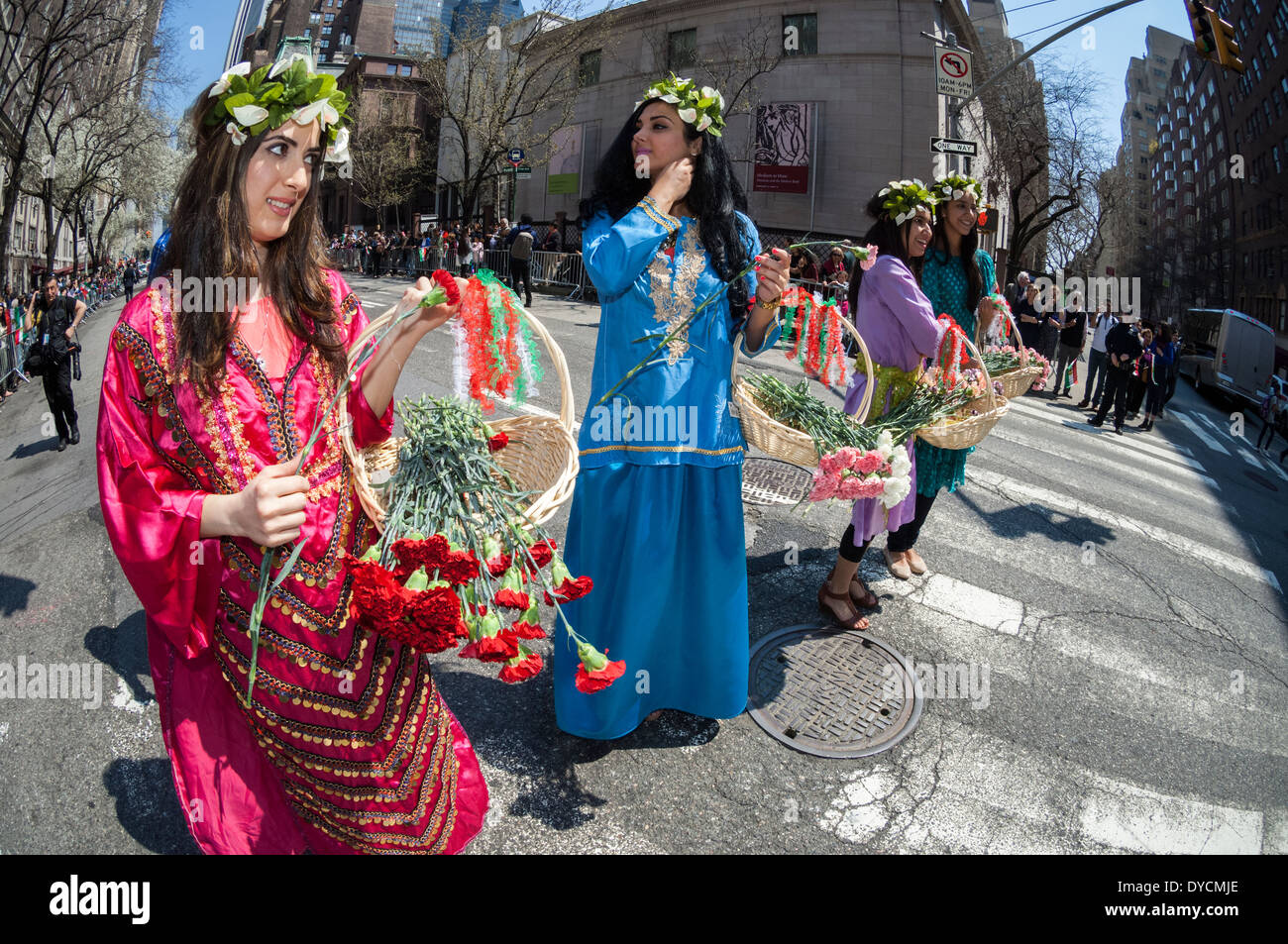 Iranian-Americans and supporters at the 11th annual Persian Parade on ...