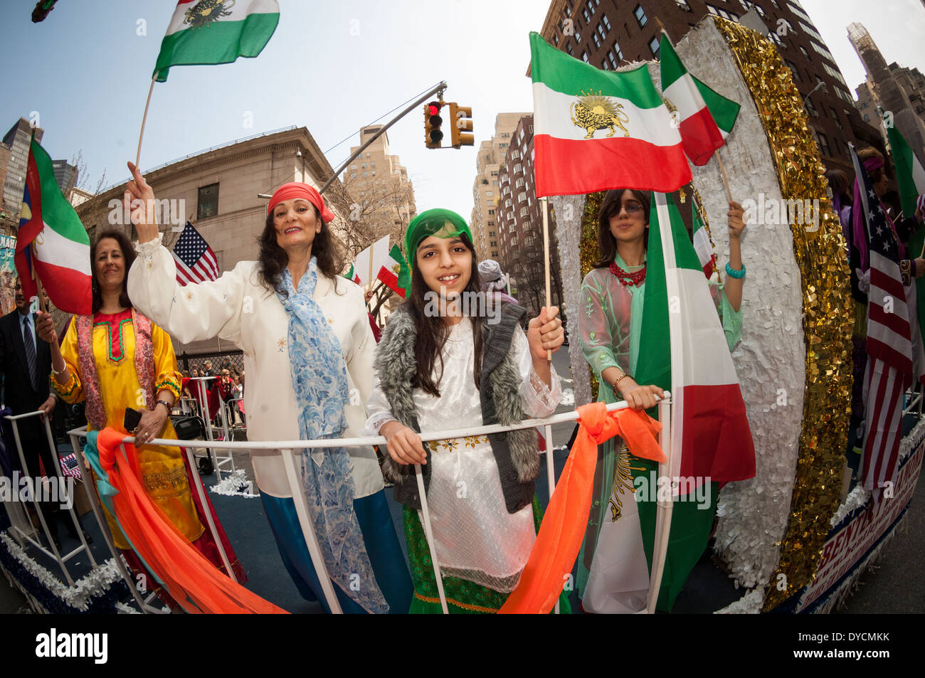 Iranian-Americans and supporters at the 11th annual Persian Parade on ...