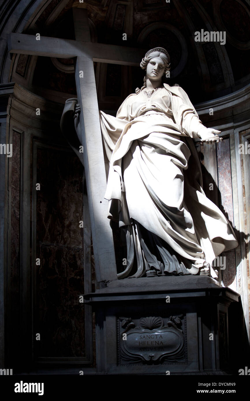 Sancta Helena, St.Peter's Basilica, Vatican City Stock Photo - Alamy