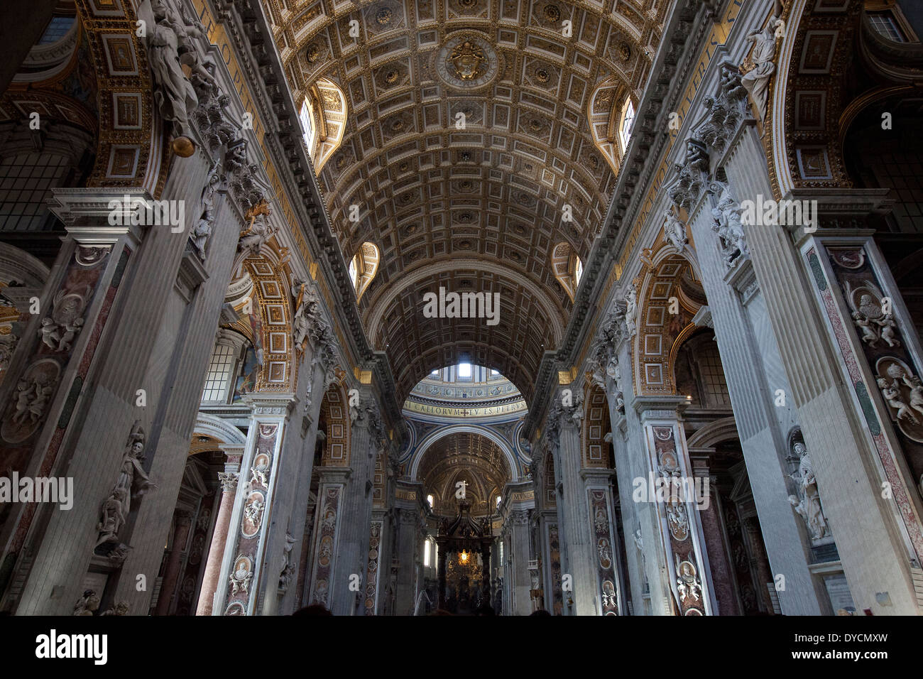 Roof of St.Peter's Basilica, Vatican City Stock Photo - Alamy
