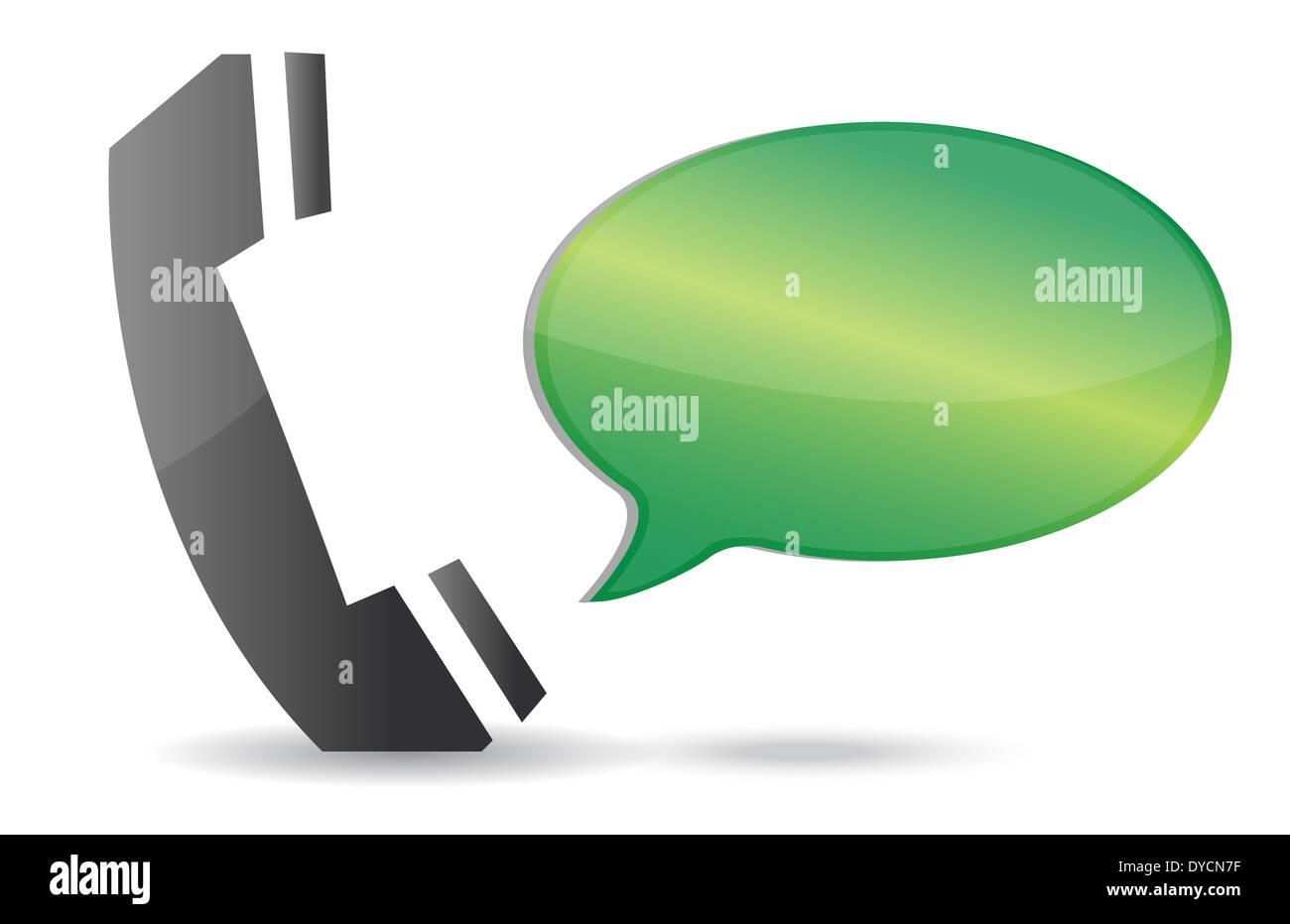 communication concept illustration design over white background Stock ...