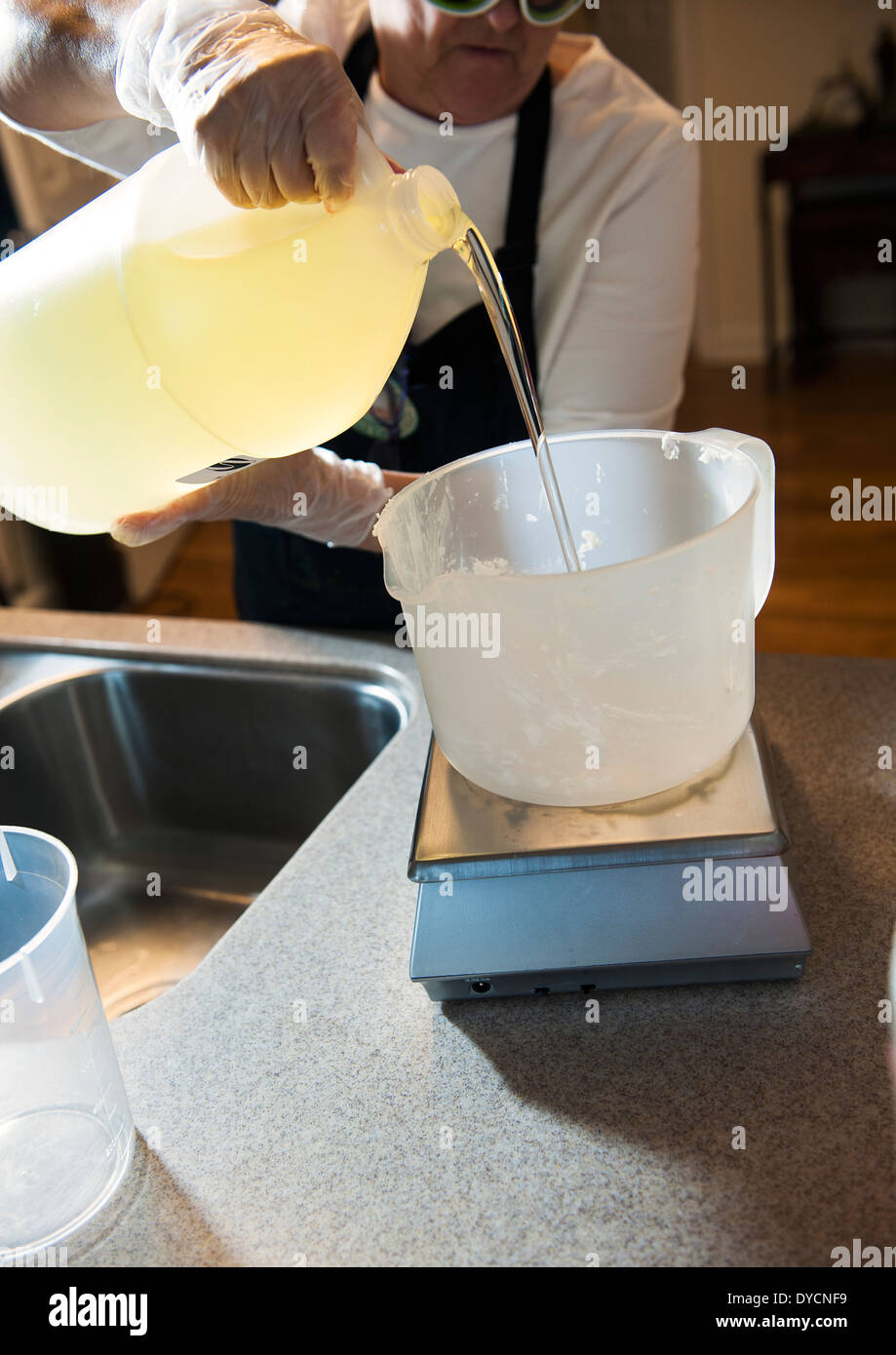 Soap making hi-res stock photography and images - Alamy