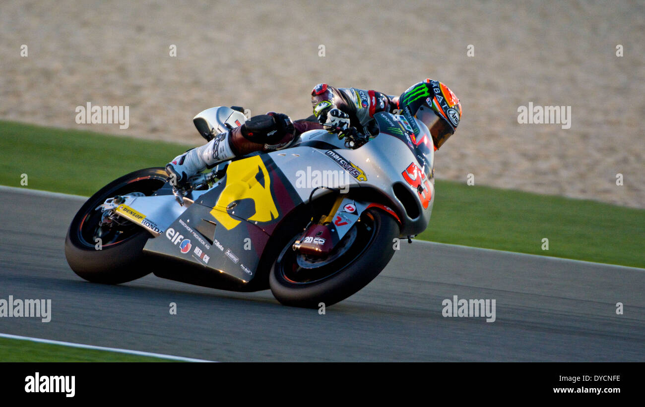 Losail Circuit, Doha, Qatar 23rd March 2014. Esteve Rabat riding his ...