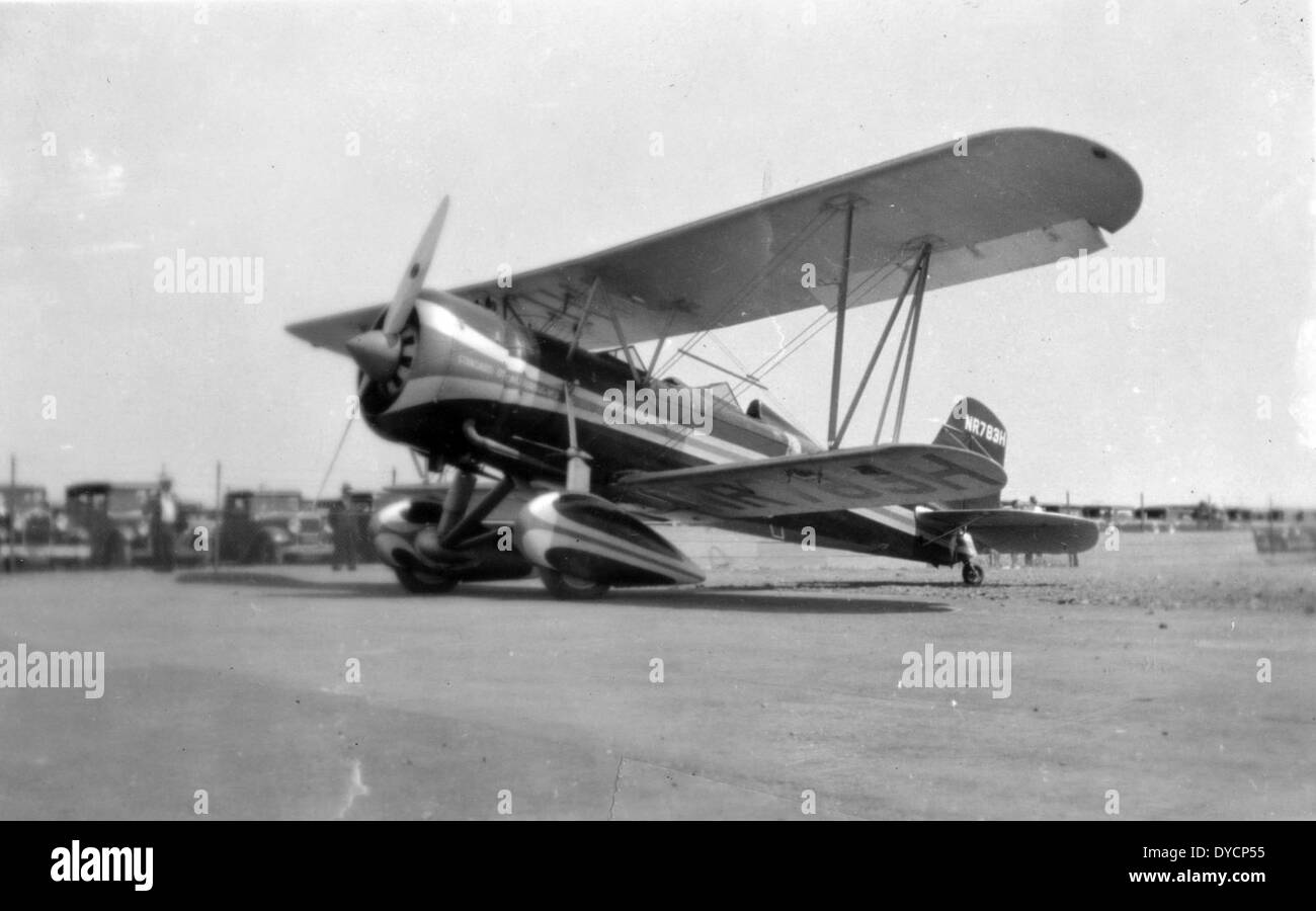 Stearman aircraft Black and White Stock Photos & Images - Alamy