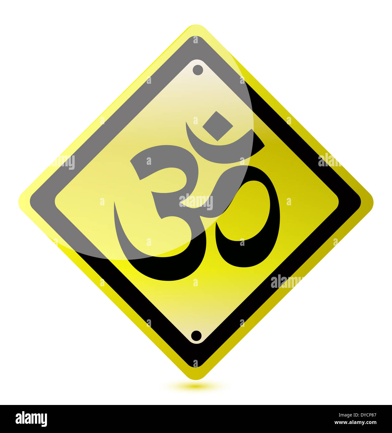 Om symbol hinduism holy sign Cut Out Stock Images & Pictures - Alamy