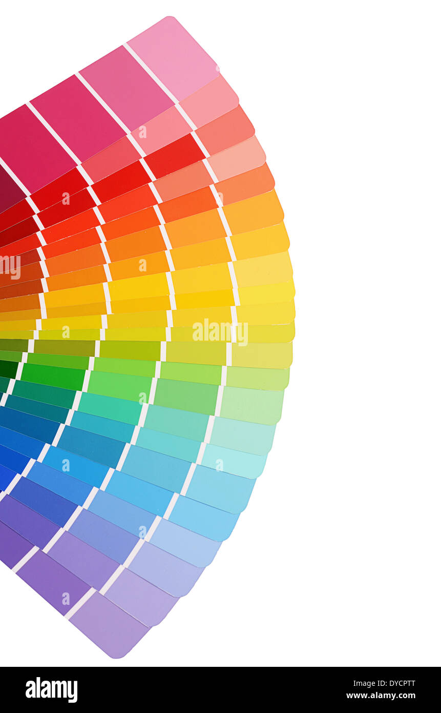 The color palette isolated on white background Stock Photo - Alamy