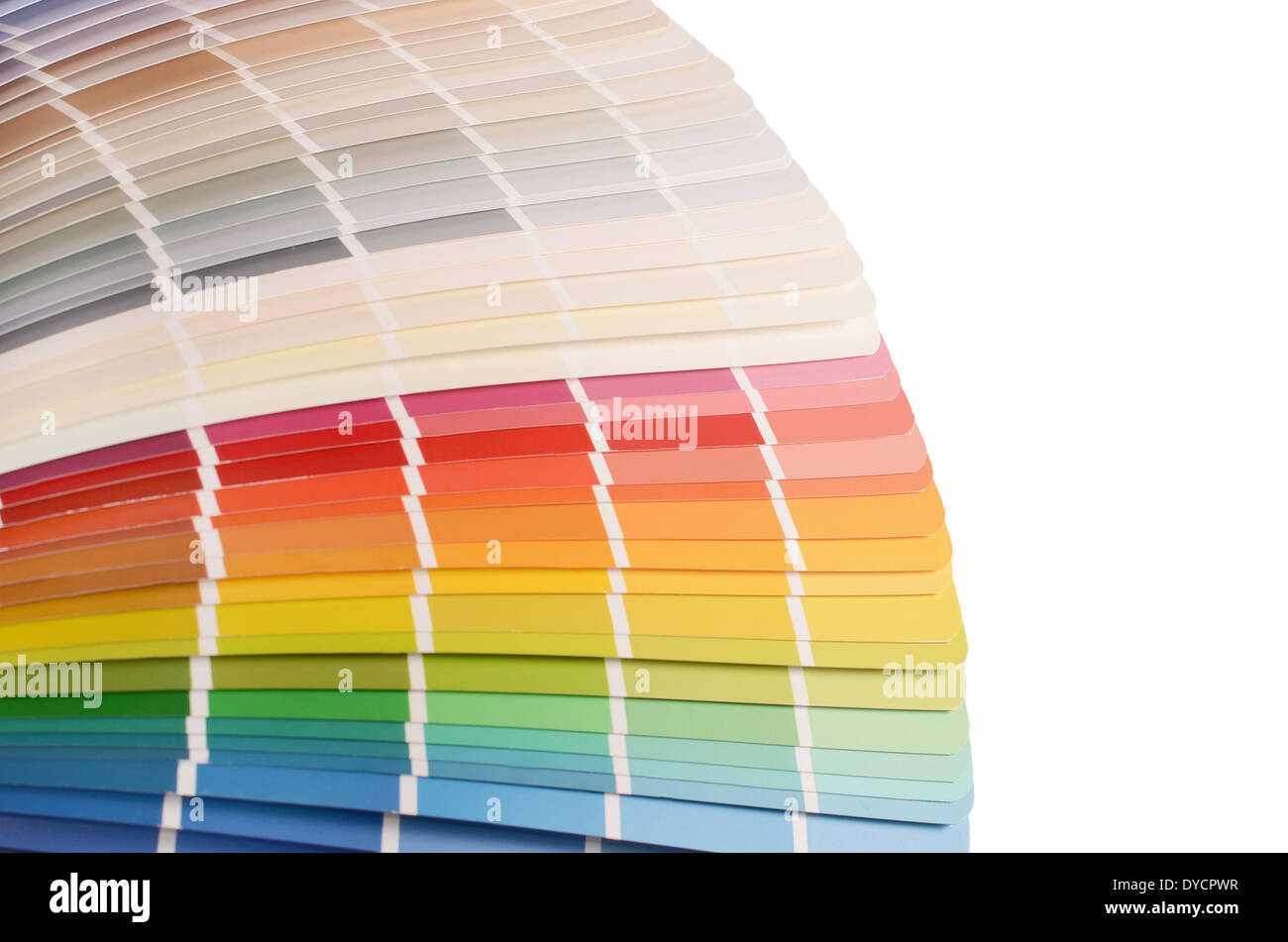 The color palette isolated on white background Stock Photo - Alamy