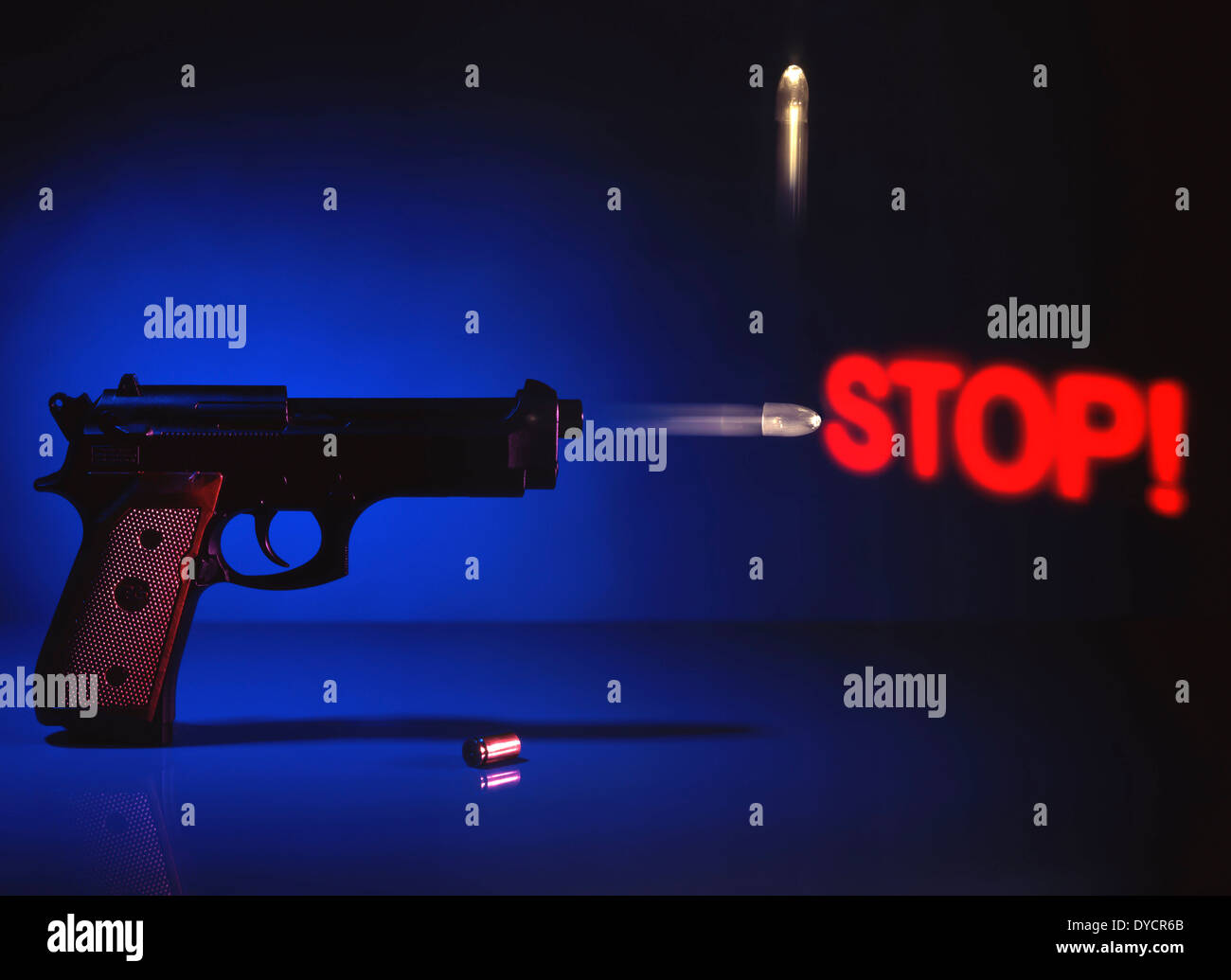 Gun firing hi-res stock photography and images - Alamy