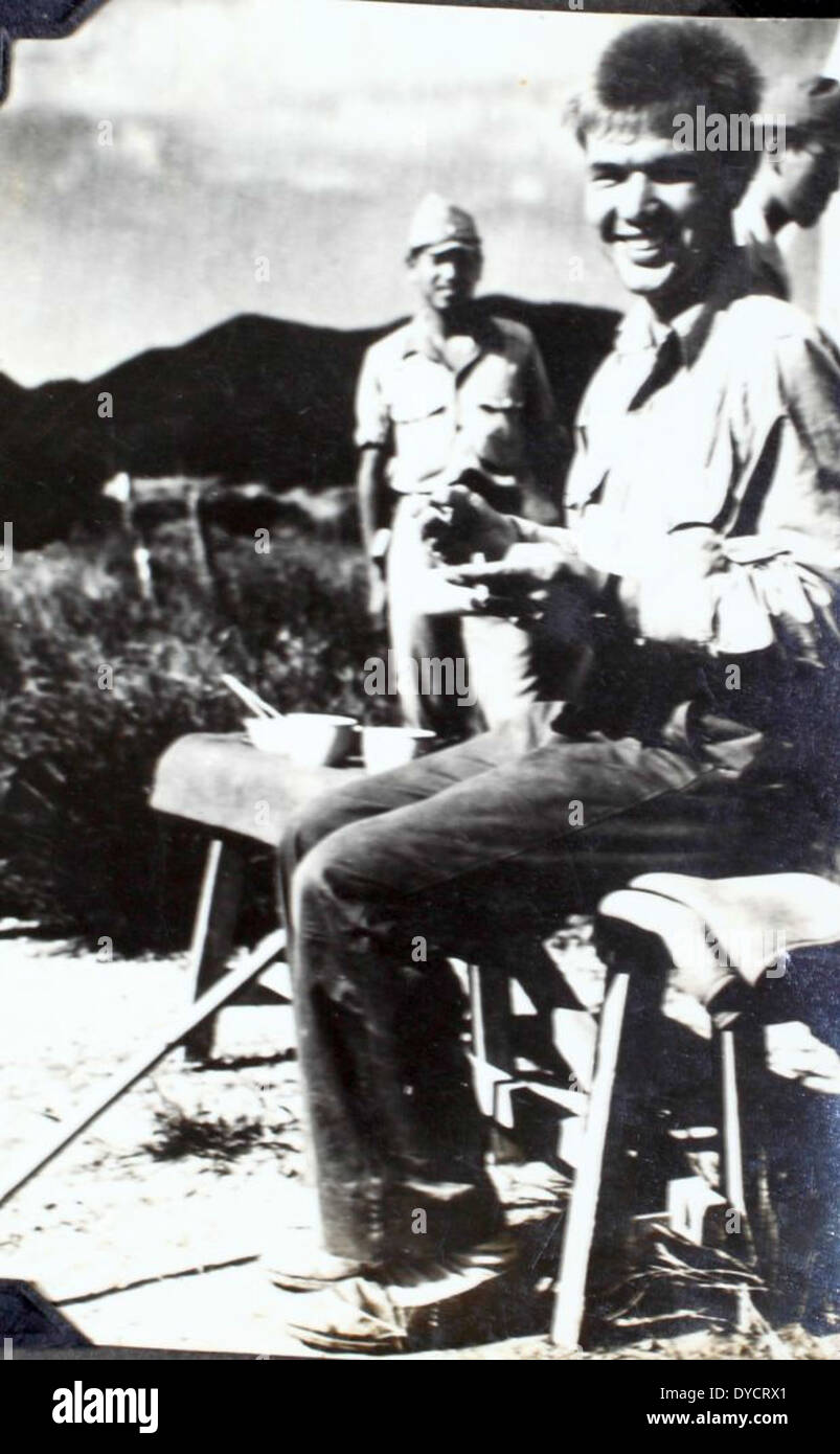 This photograph from Oscar Perdomo’s album shows members of the 464th ...