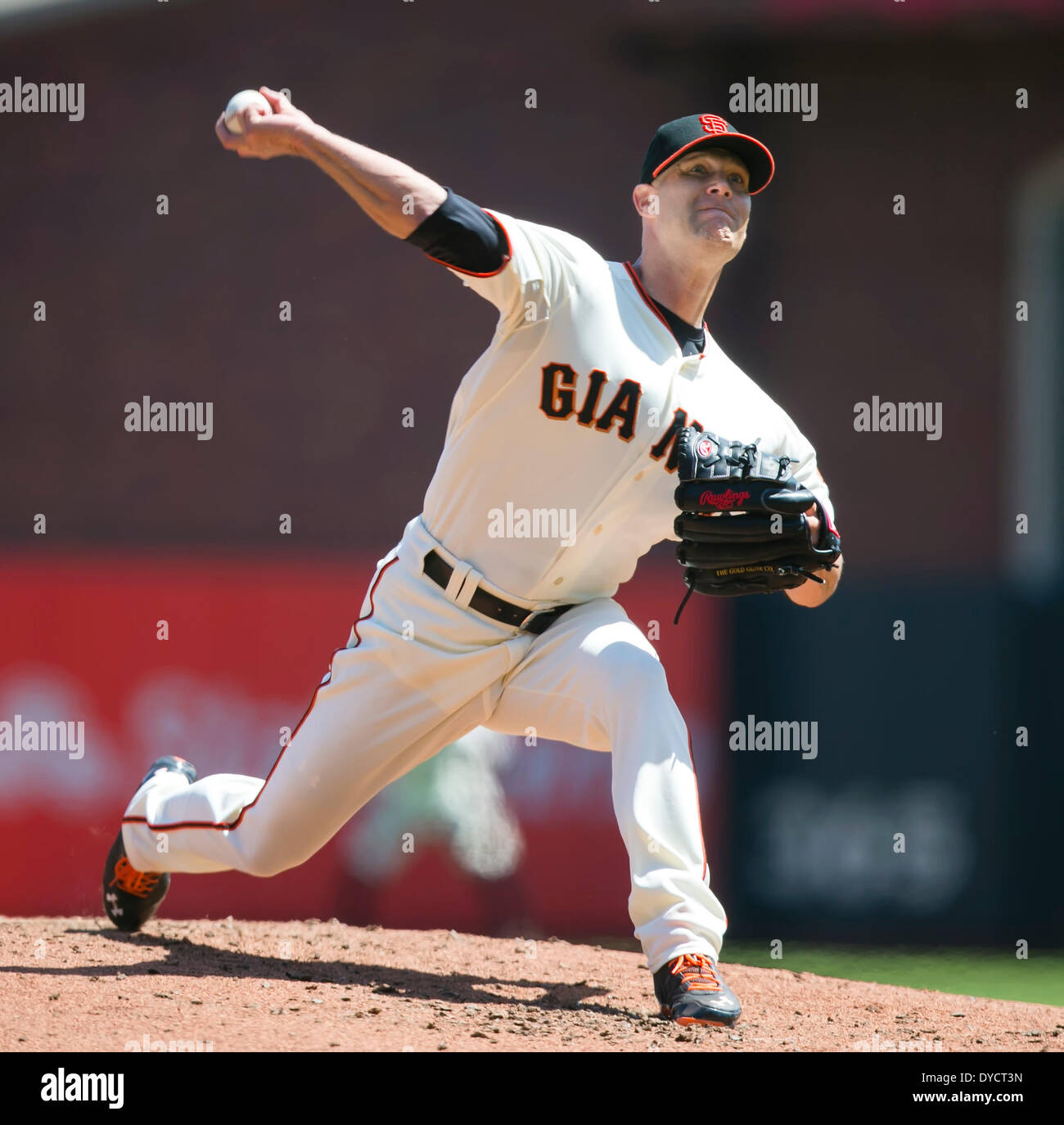 April 20, 2013: San Francisco Giants starting pitcher Tim Hudson (17 ...