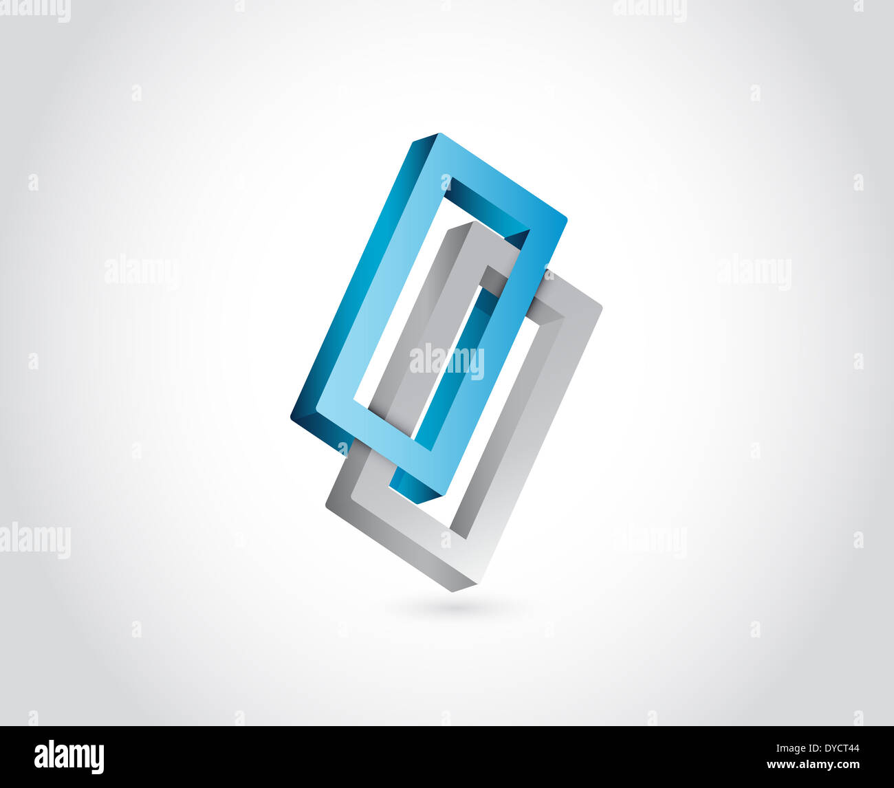 Infinite shape. business illustration design over a white background ...