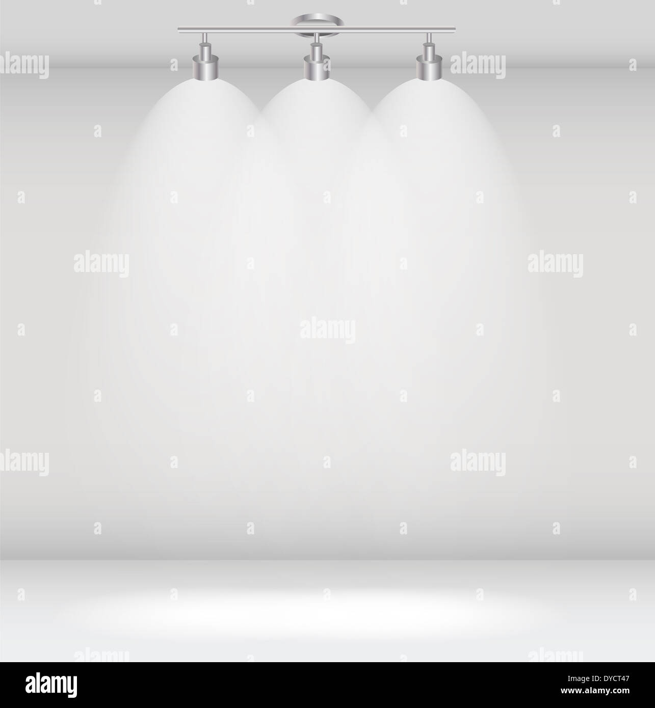 Empty Wall for Your Text and Images, Vector Illustration Stock Photo ...