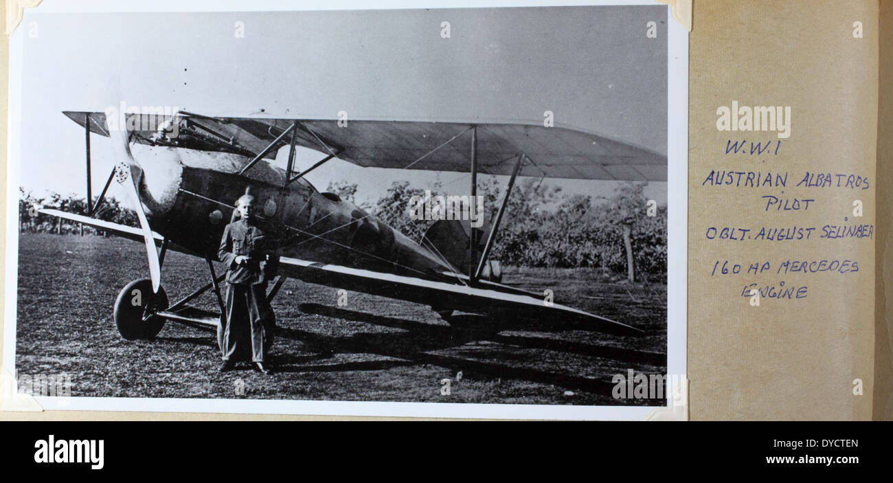 This photo from the AL-61B album features the Austro-Hungarian D.III ...