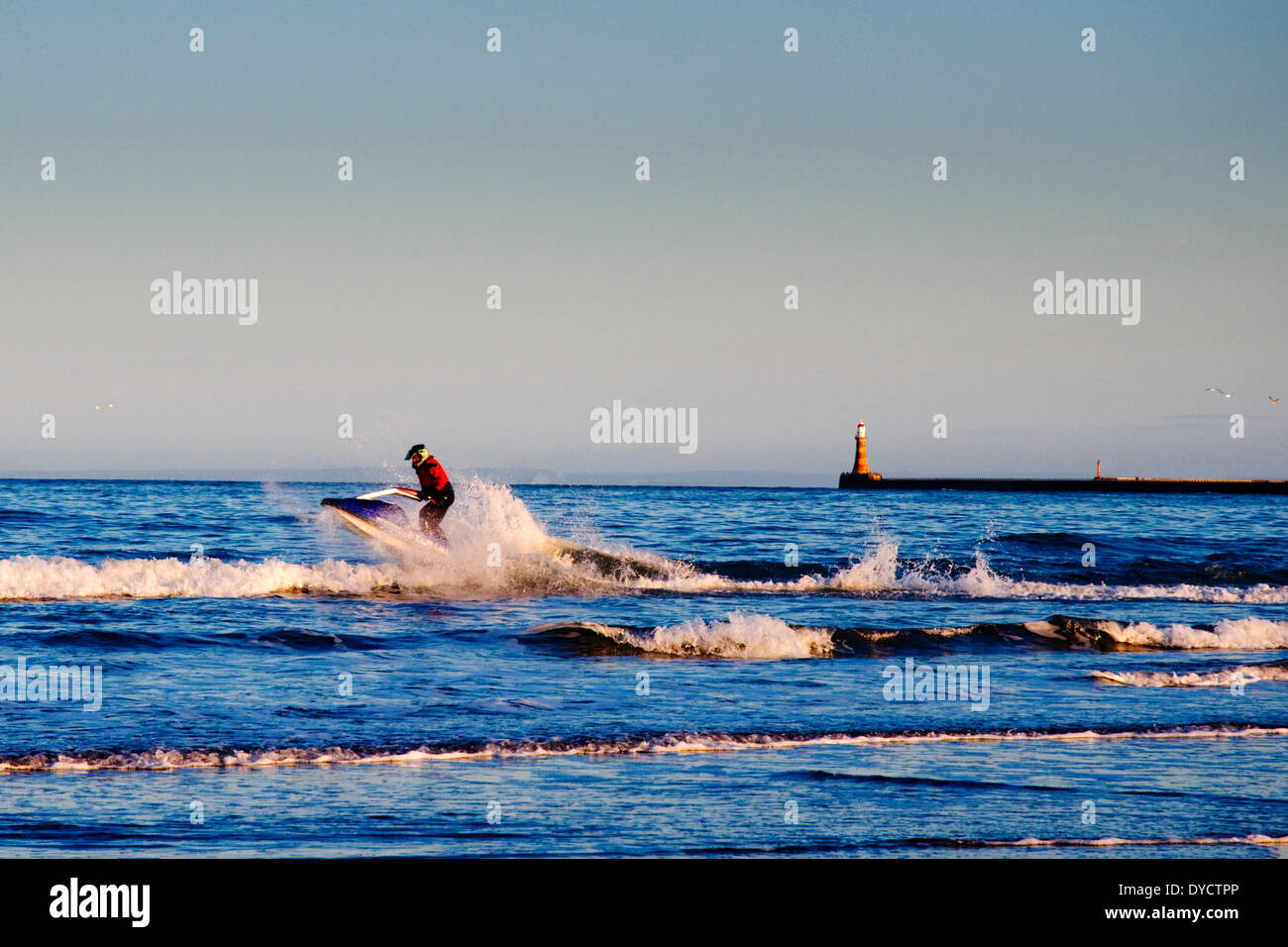 Seaburn lighthouse sunderland england hi-res stock photography and ...