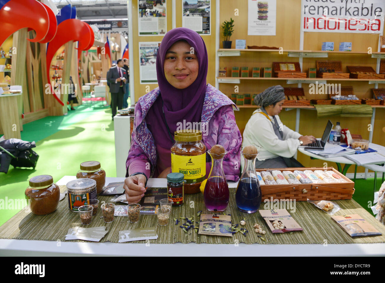 London UK. 14th April, 2014. Javara Indigenous Indonesia exhibition ...