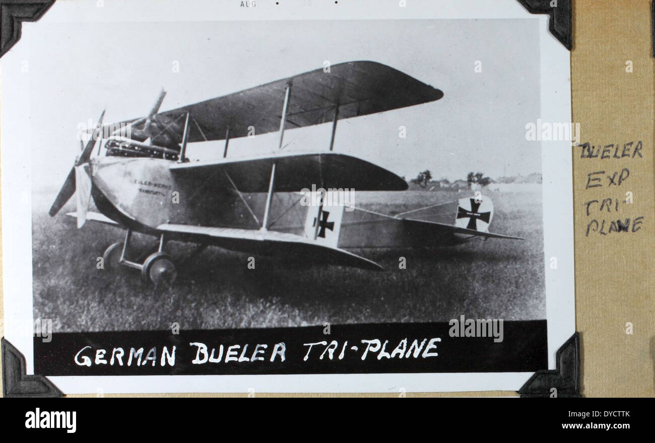 This image depicts a triplane from the Leisure World Aerospace Club ...