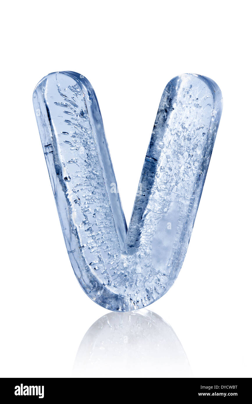 Water letter v hi-res stock photography and images - Alamy