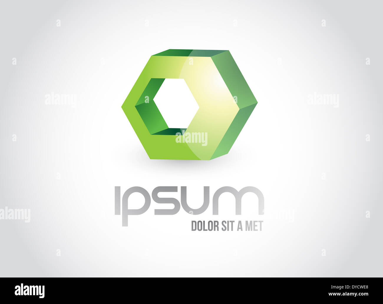 polygon symbol illustration design over white Stock Photo - Alamy