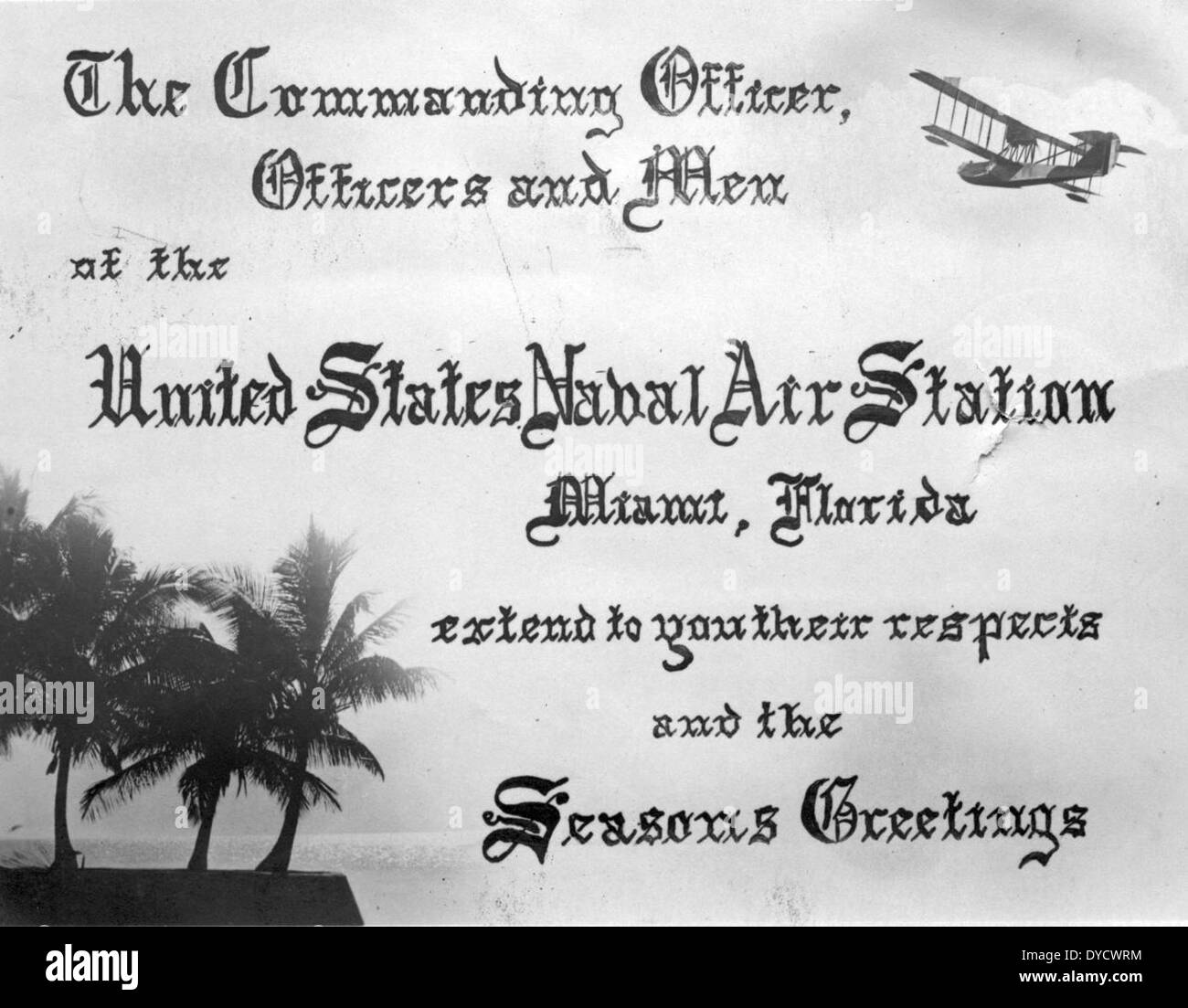 NAS Miami, a vital US Navy base, supported military aviation operations ...