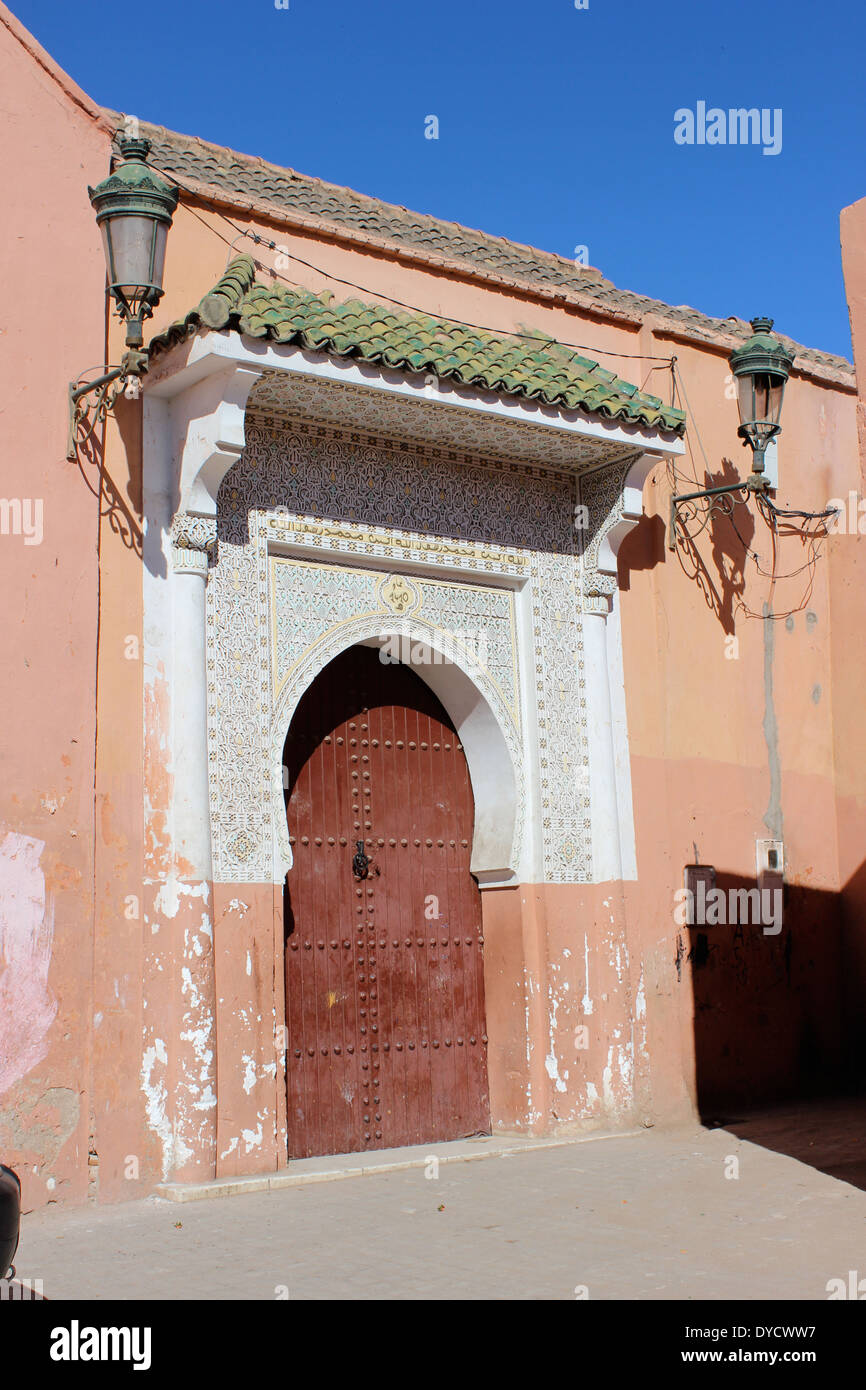 Door of Zaouîa Sidi Ben Sliman Slimane (Marrakesh Marrakech Morocco ...