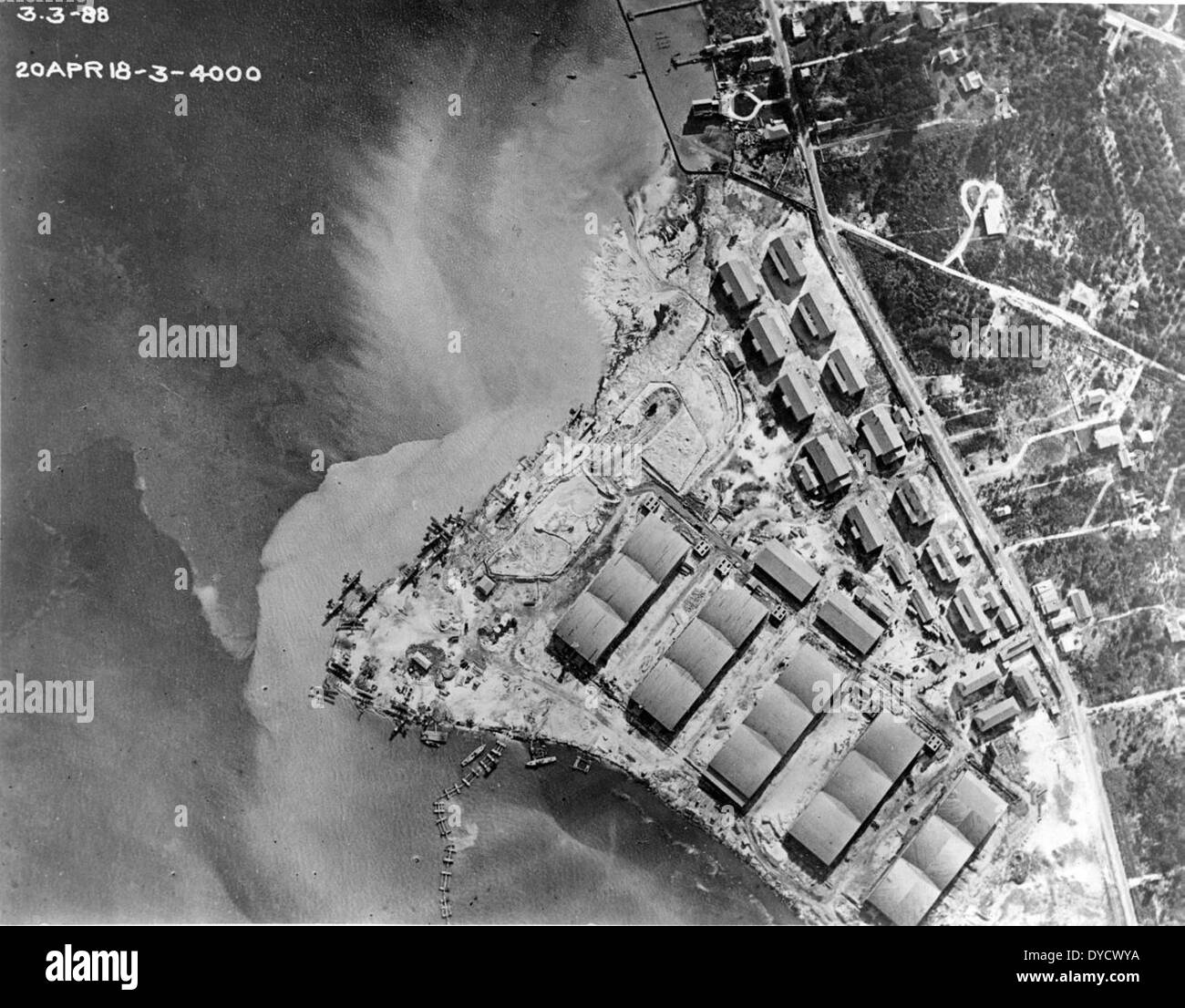 This image shows NAS Miami (Naval Air Station Miami), an important base ...