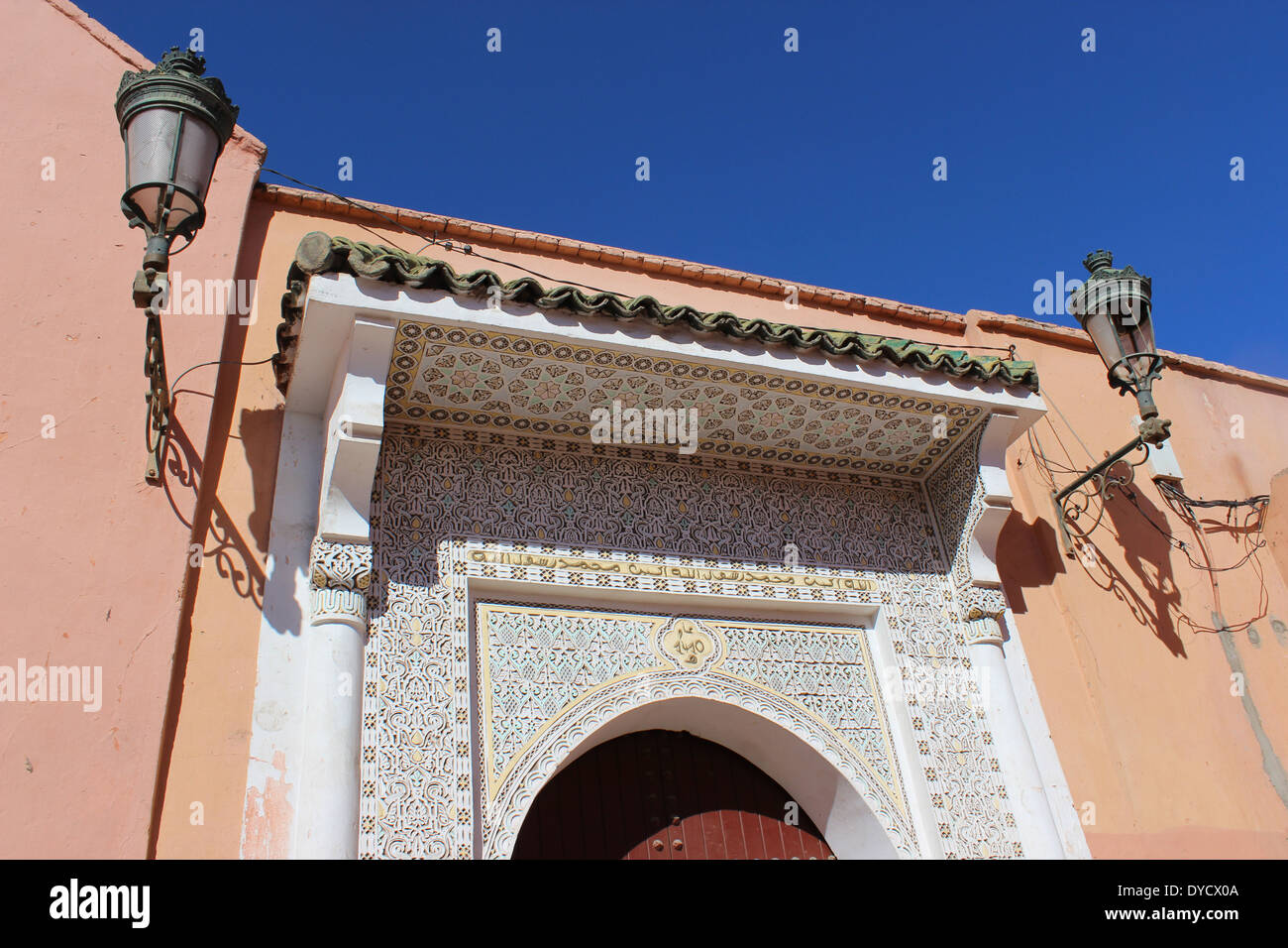 Entrance of the Zaouîa Sidi Ben Sliman Slimane (Marrakech Morocco Stock ...