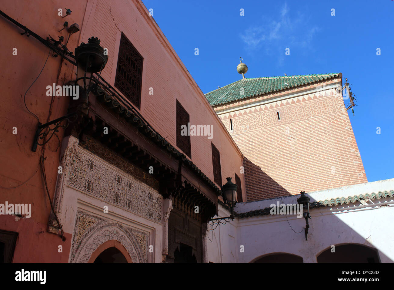 Zaouïa of Sidi Ben Slimane (Marrakesh Marrakech Morocco Stock Photo - Alamy