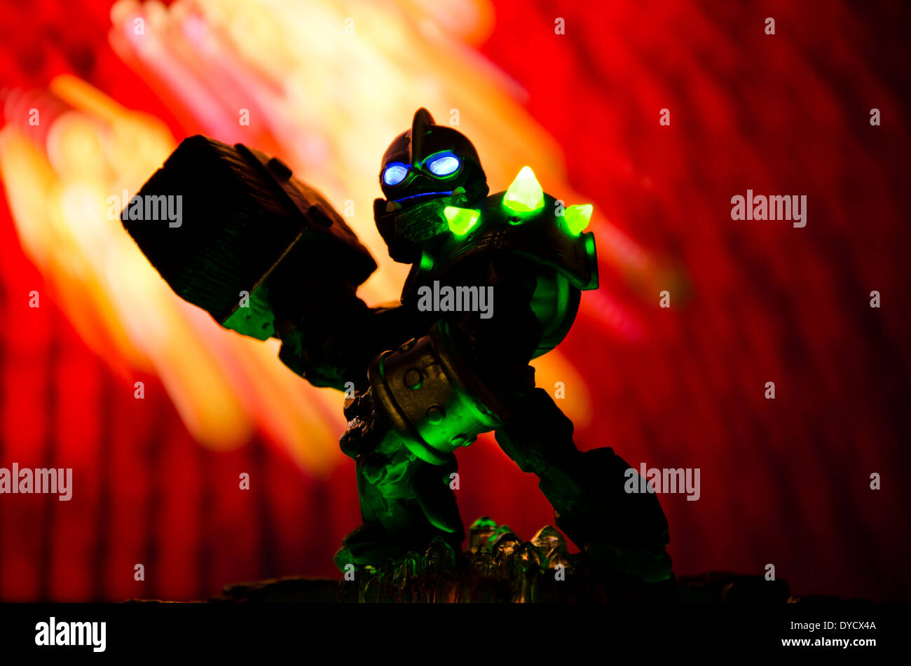 Skylanders Giants Crusher character Stock Photo - Alamy