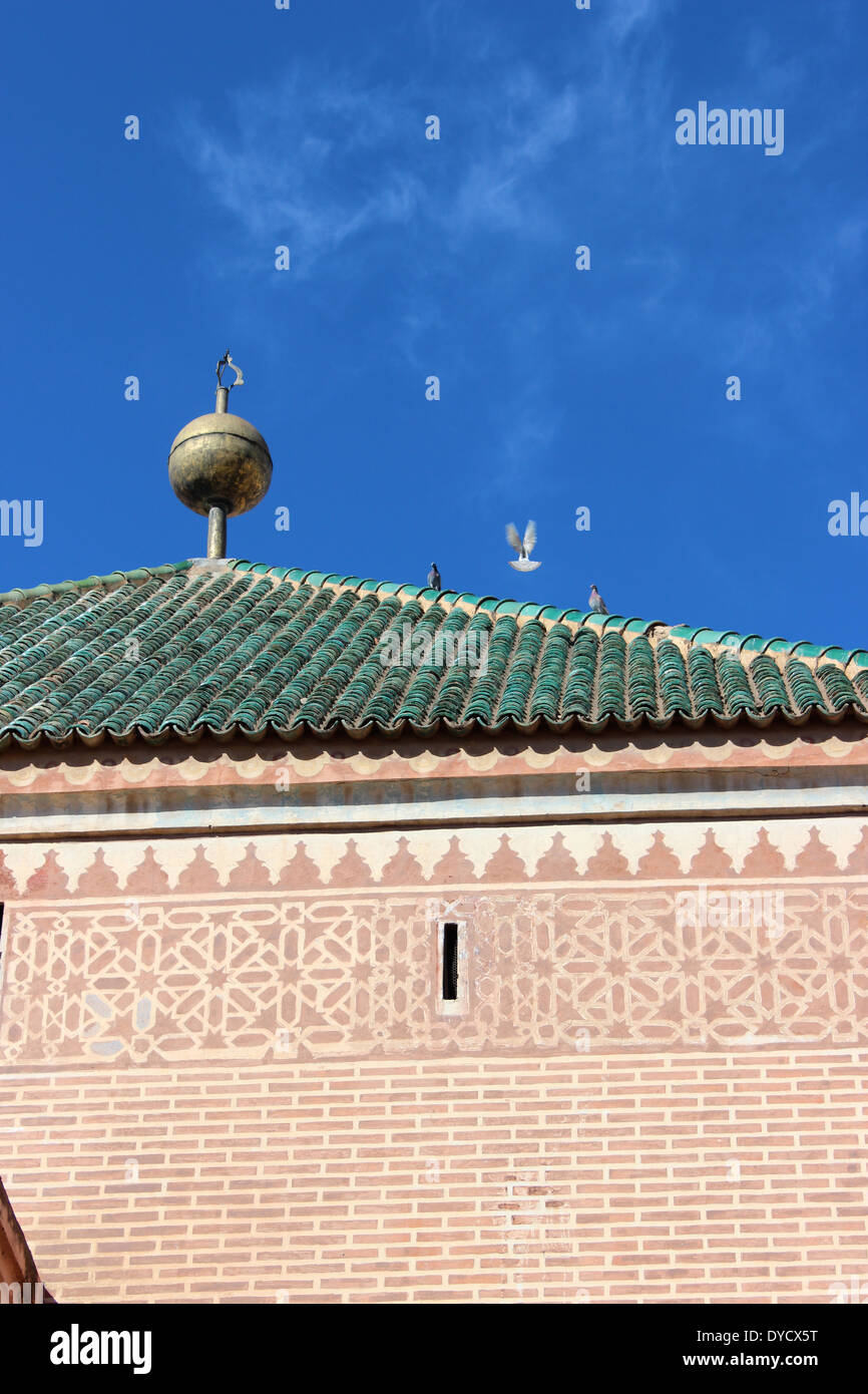 Roof of the Zaouîa Sidi Ben Slimane Slimane (Marrakesh Marrakech ...