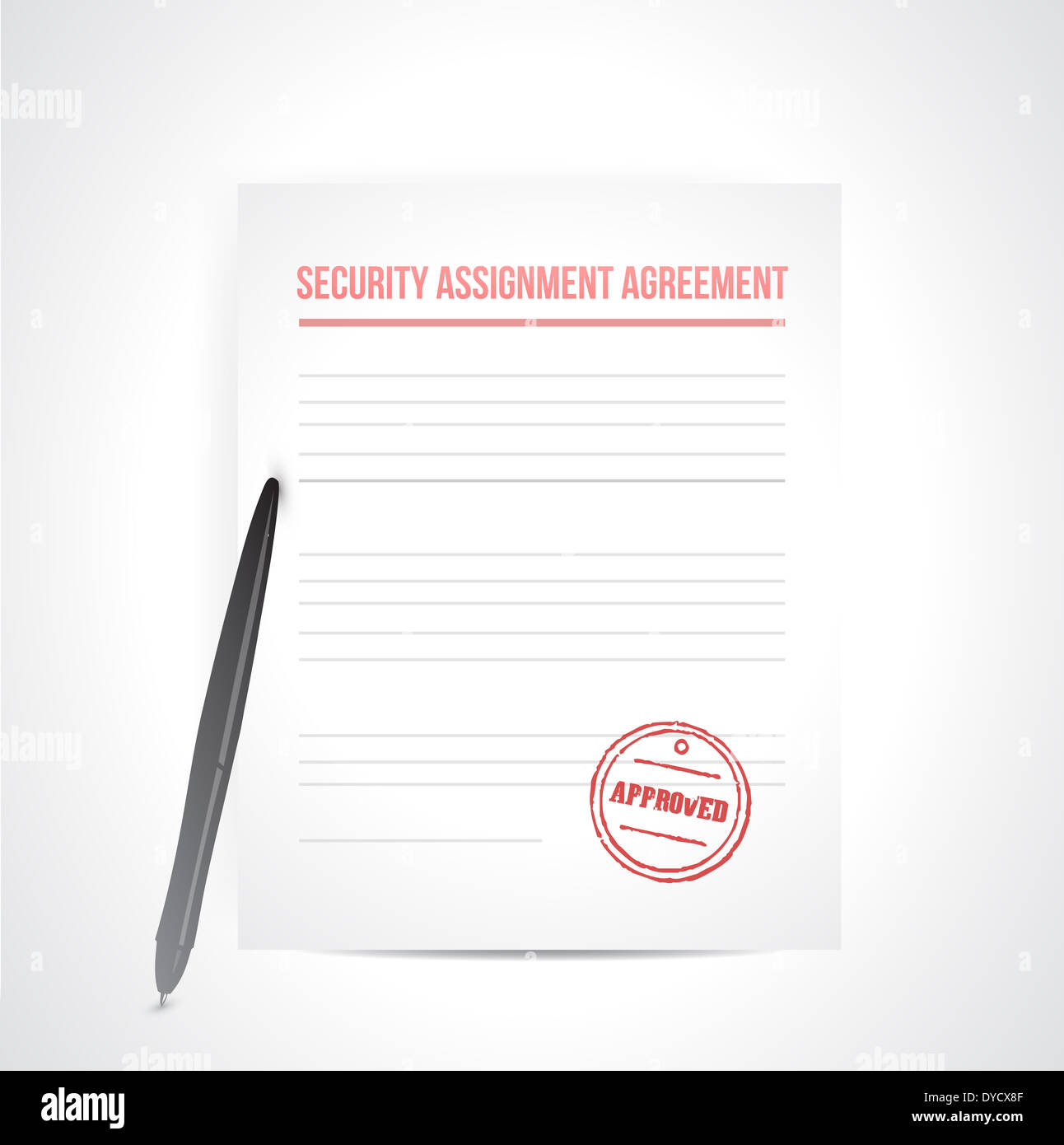 Assignment agreement hi-res stock photography and images - Alamy