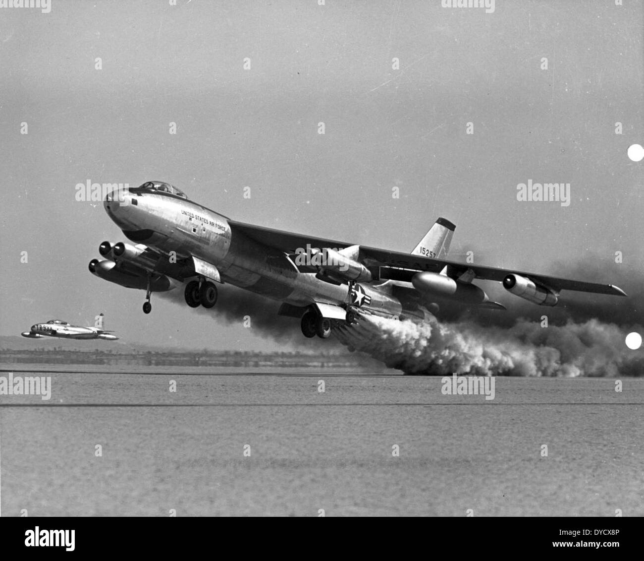 The B-47 Stratojet, seen here with aircraft 51-5257, was a key U.S. Air ...