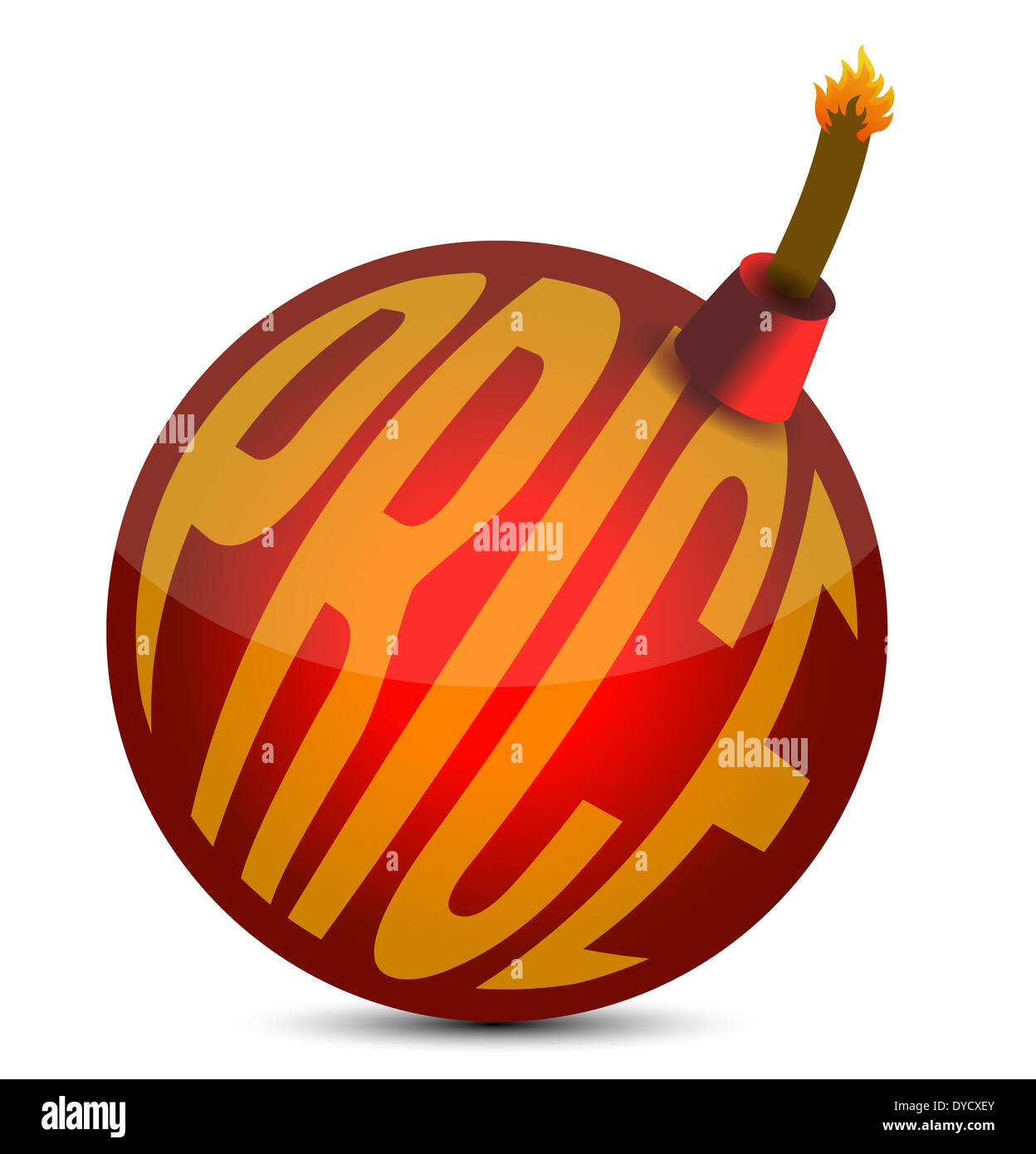 sales illustration - price bomb design over a white background Stock ...