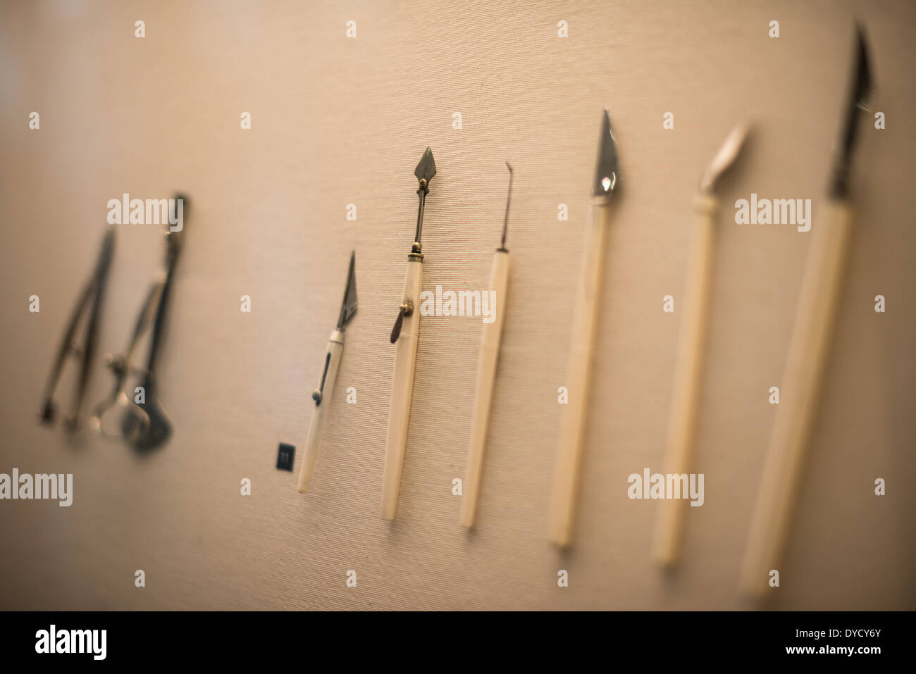 Historical surgical instruments hi-res stock photography and images - Alamy