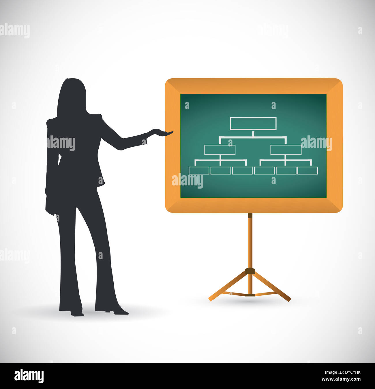 Diagram presentation concept illustration Stock Photo - Alamy