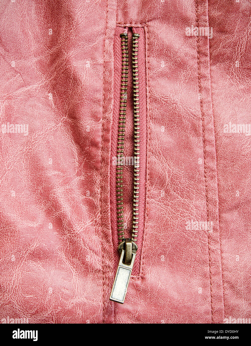 Red leather zipper texture hi-res stock photography and images - Alamy