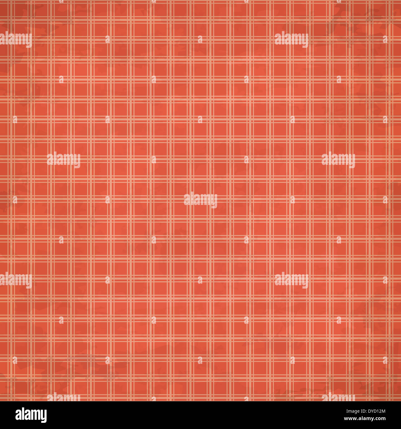 Vintage warm dirty red checkered pattern background with wall texture ...