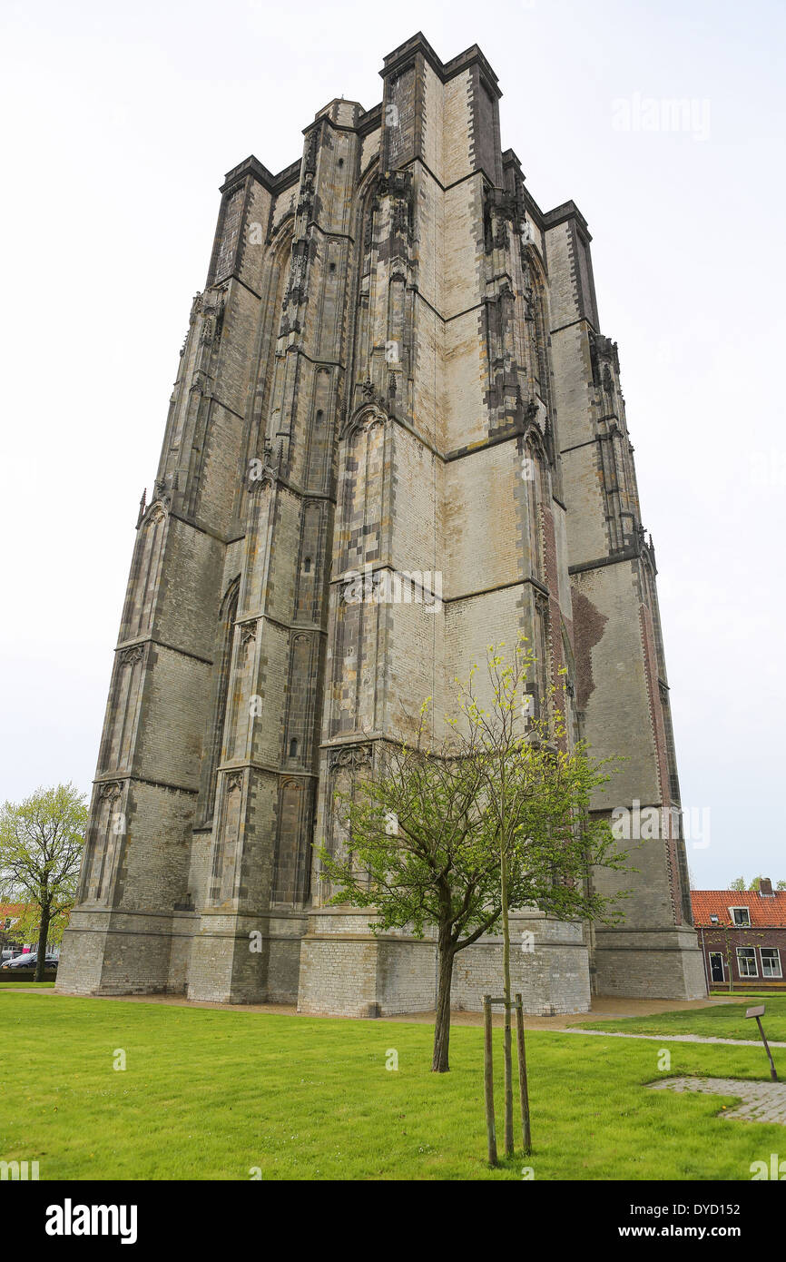 Fat Tower of the Saint Livinus Monster Church in the small city ...