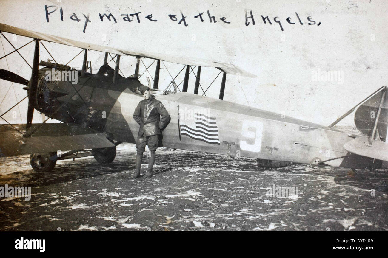 This image shows the First Aero Squadron in World War One, marking the ...