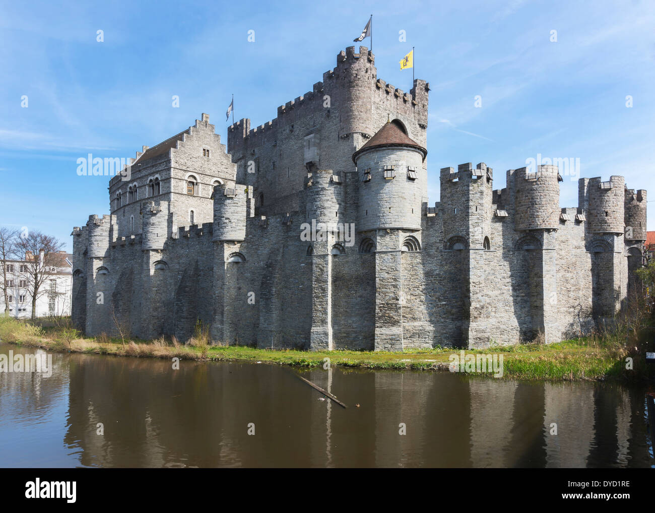 Castle of Ghent, Belgium, called Graevensteen Stock Photo - Alamy