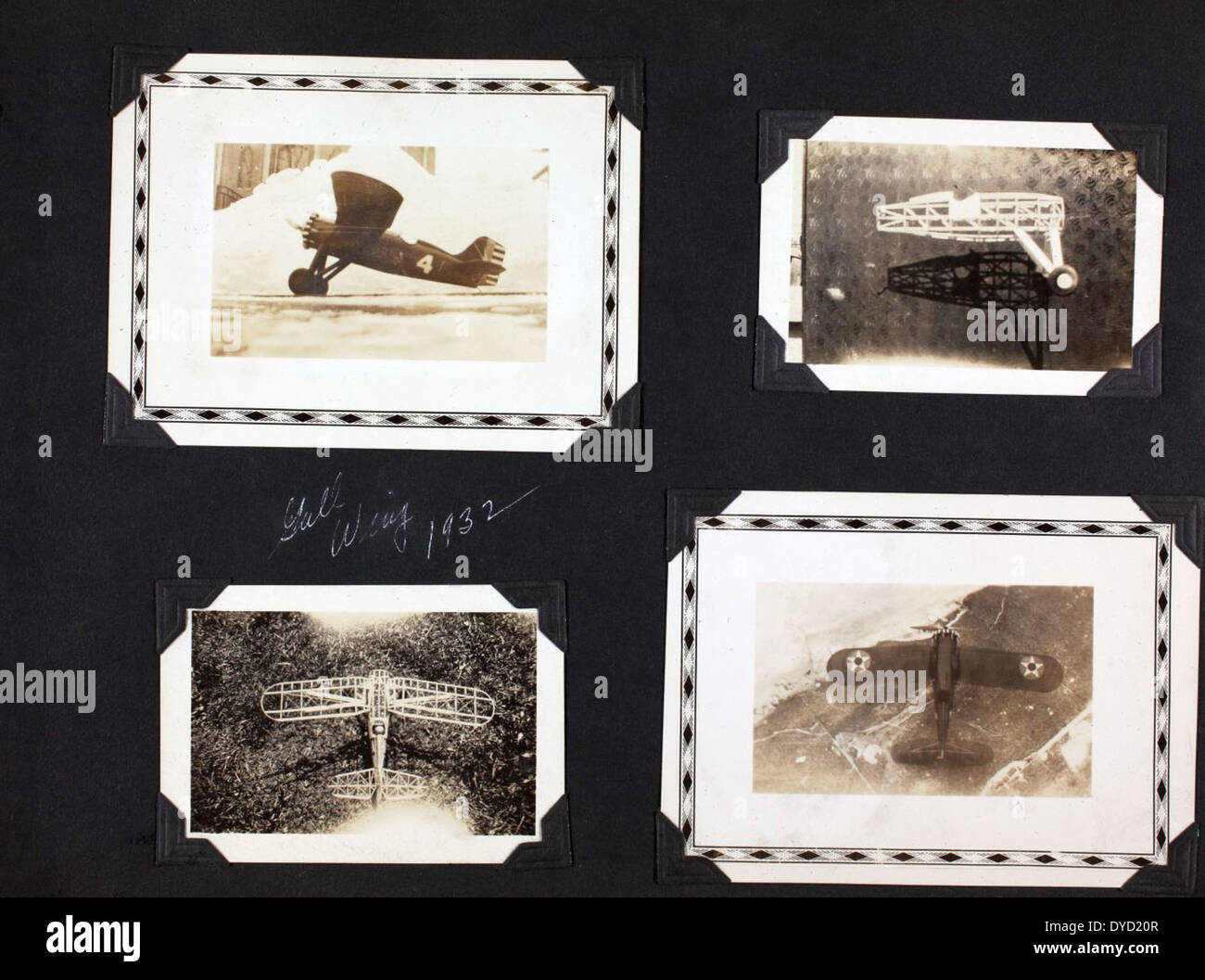 This image from the AL-43 album features model airplanes displayed at ...