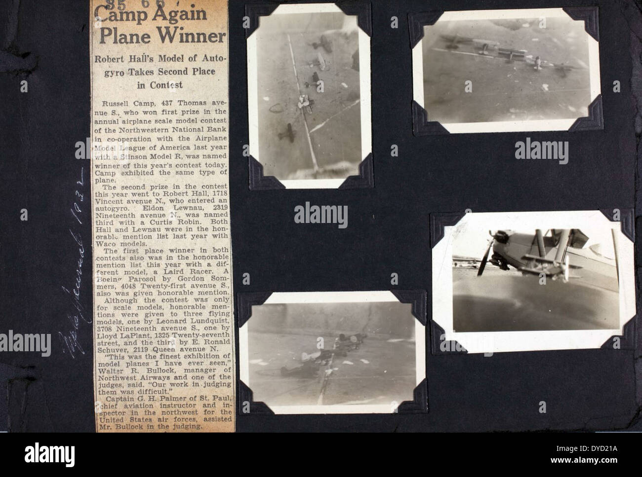 This image showcases a model of an aircraft featured in the National ...