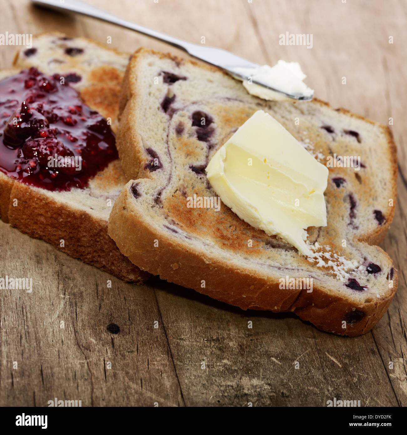 Jam with brown bread hi-res stock photography and images - Alamy