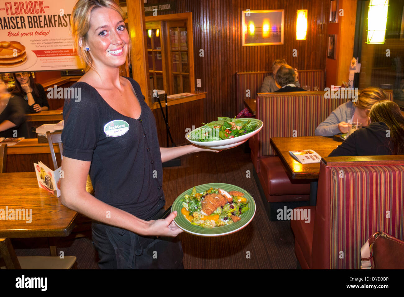 Waitress Server Working Serving High Resolution Stock Photography and ...
