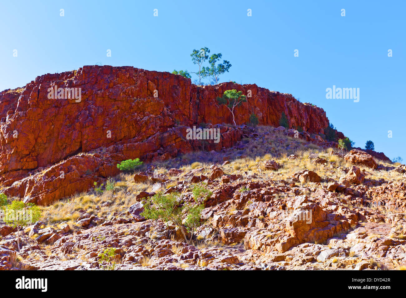 Ormiston Gorge outback landscape water hole reflections landscapes ...