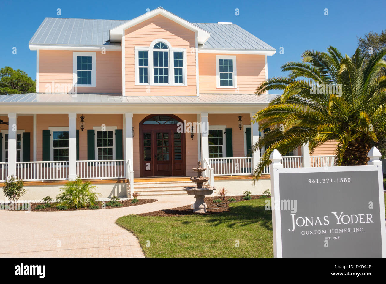 Sarasota Florida,custom home,new,sale,sign,Jonas Yoder,designer,porch ...