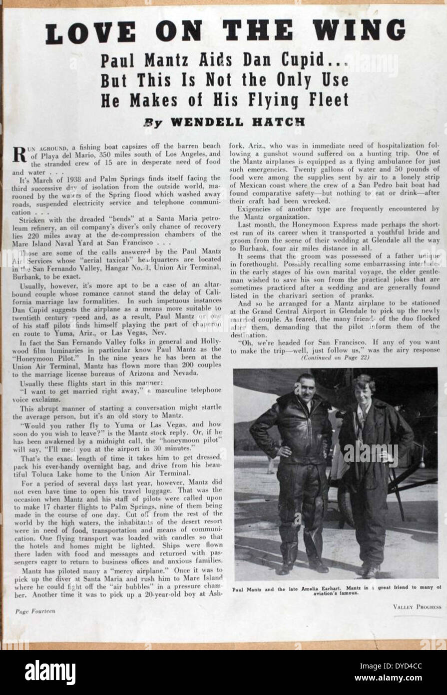 Paul Mantz, a renowned aviator and movie stunt pilot, is featured in ...