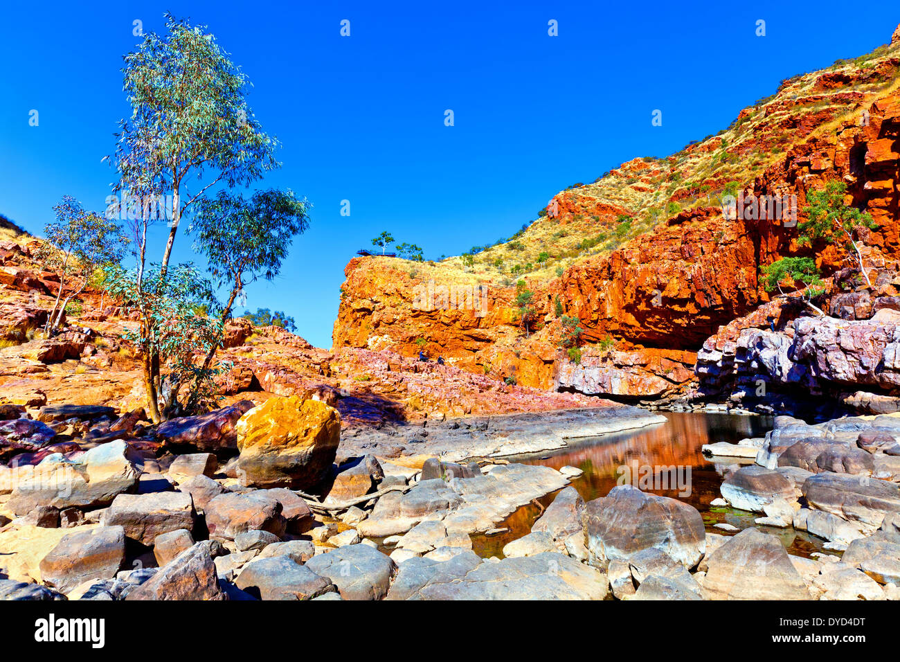 Ormiston Gorge outback landscape water hole reflections landscapes ...