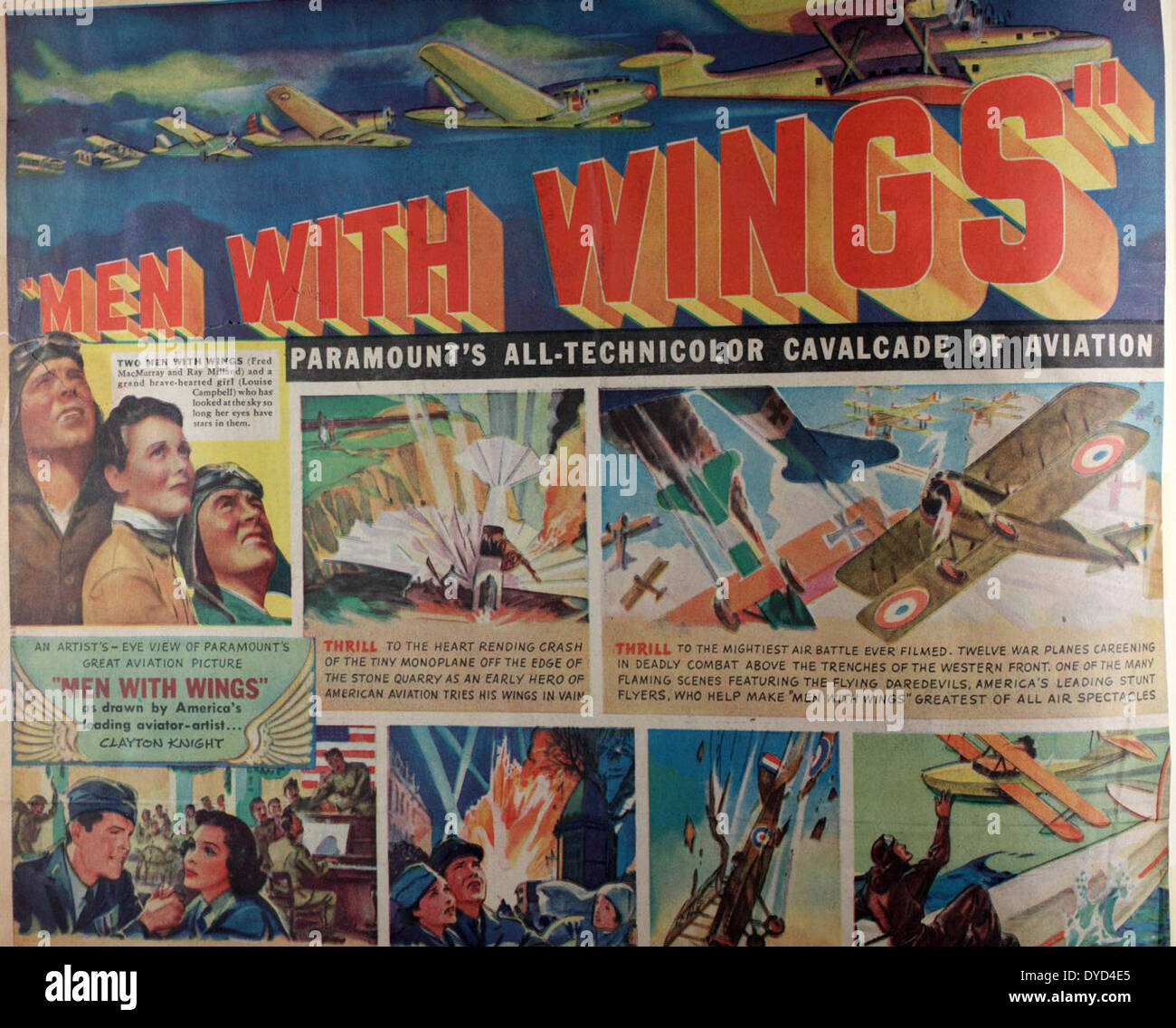 This image features Paul Mantz, a famous American pilot and stunt ...